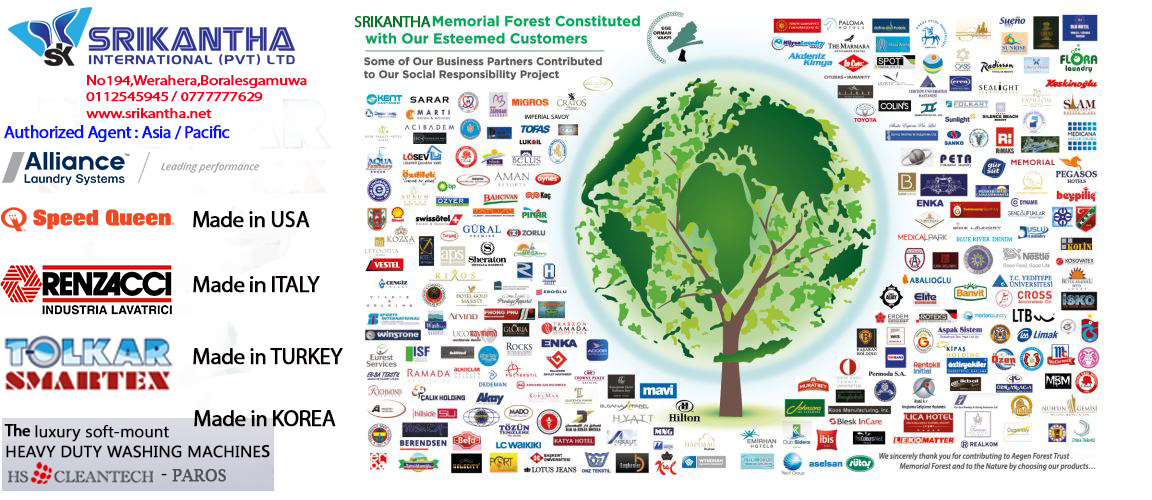 SRIKANTHA International is one of the leading Industrial & Commercial washing machines dealers ...